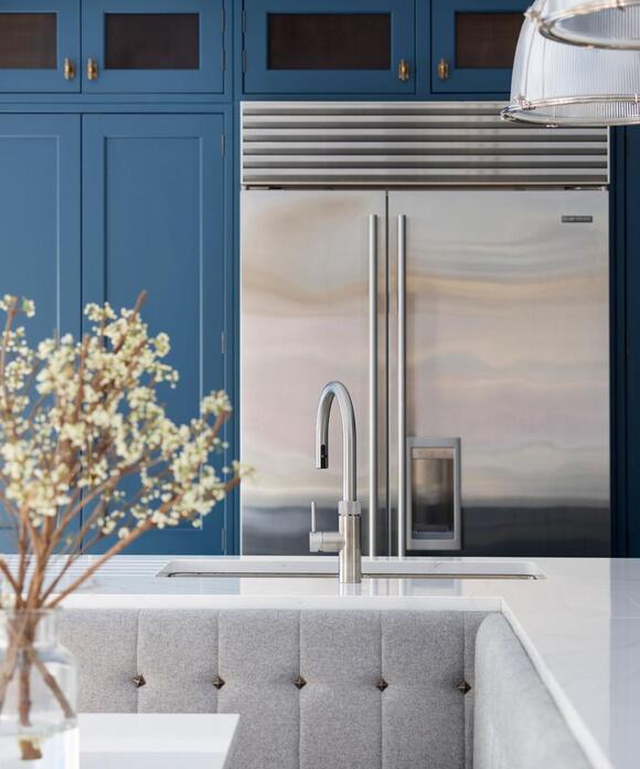 What colors work best with stainless steel kitchen appliances? Interior ...