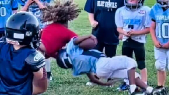 Parents’ Day At Football Practice Saw A Mom Clothesline Her Own Child ...