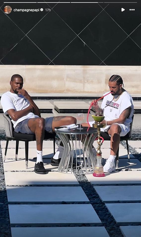 Kevin Durant has Canada Day hangout with Drake as NBA free agency ...