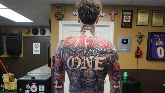 LaMelo Ball Debuts New Torso and Arm Tattoos That Took Five Artists to ...