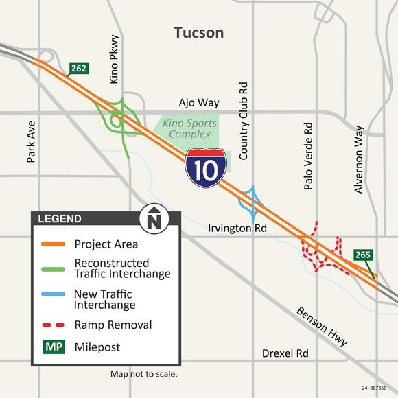 ADOT moves I-10 traffic onto new pavement southeast of downtown - NewsBreak