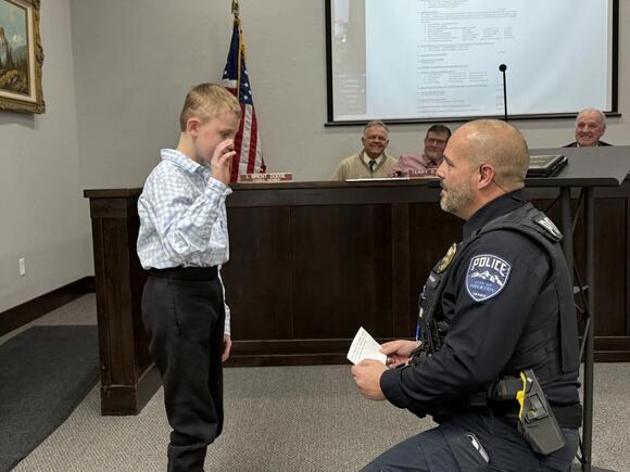 Preston police honor 10-year-old as first honorary officer - NewsBreak
