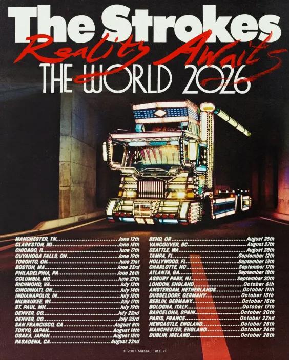The Strokes Announce 2026 Tour Dates With Thundercat, Hamilton ...