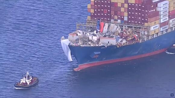 Runaway cargo ship Dali finally cleared from Baltimore’s Francis Scott ...