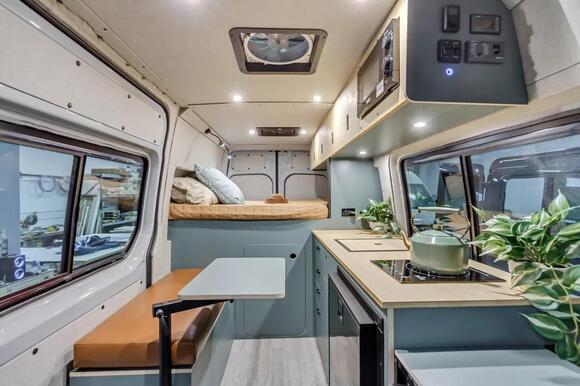 Brand-New Sprinter 144 Camper Van Packs Big Off-Grid Comfort Into a ...