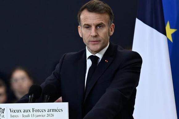 French President Macron laughs off ‘unsightly’ eye condition during ...