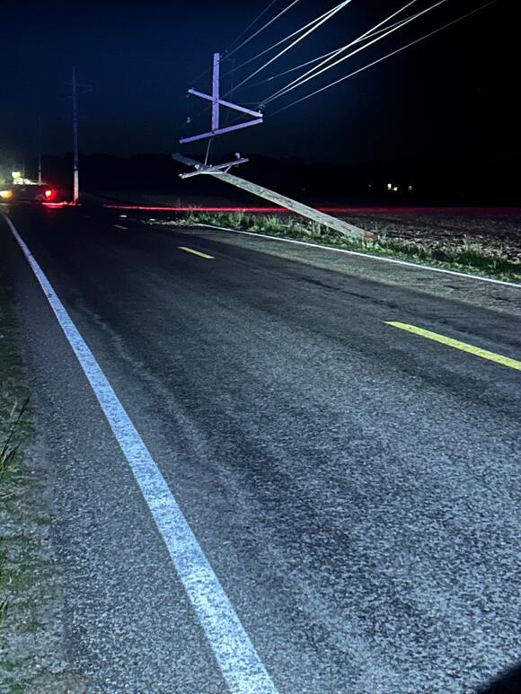 Broken Pole Causes Outage Near Indiana Beach - NewsBreak