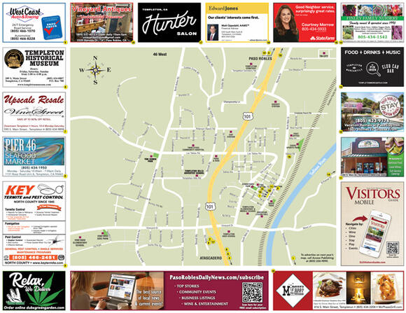 Get your business on the new Templeton Area Map