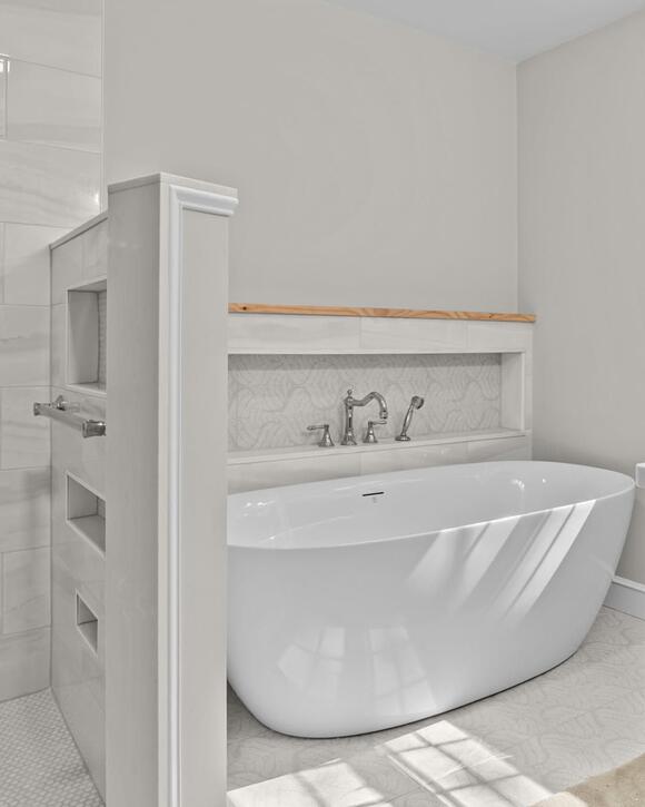 15 Pony Wall Shower Ideas for 2026 That Replace Full Enclosures With ...