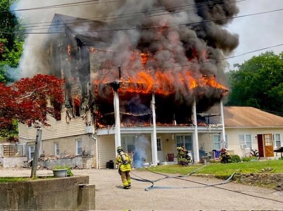 Tenant charged with arson after fire destroys Brewster apartment ...