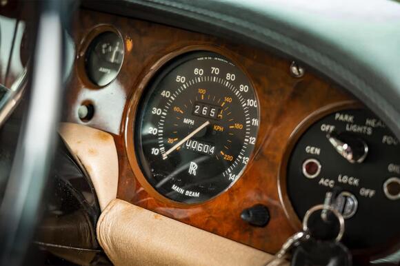 Classic Rolls-Royce with just 604 miles on the clock to go under the ...