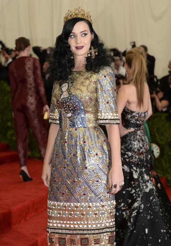 Katy Perry's most outrageous Met Gala looks over years from hamburger ...