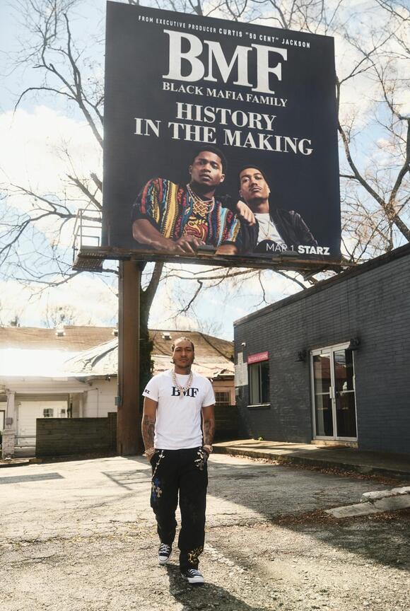 Lil Meech Poses At Atlanta ‘BMF’ Billboard, Reflects On His Famed ...