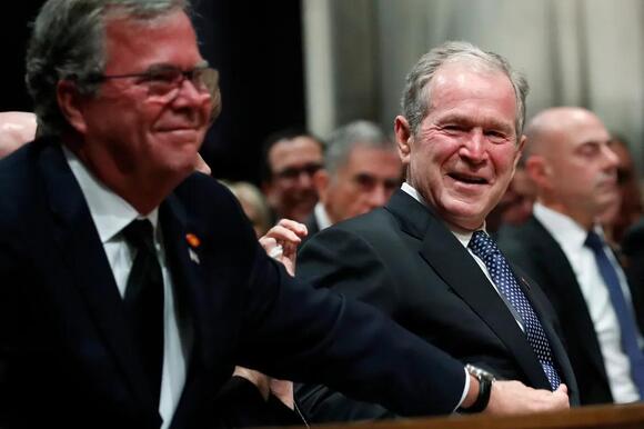 George W. Bush and Jeb Bush raise money for cousin exploring Maine ...