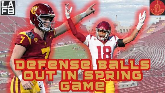 USC Trojans Defense Shines In Spring Game | Offense Makes Mistakes But ...