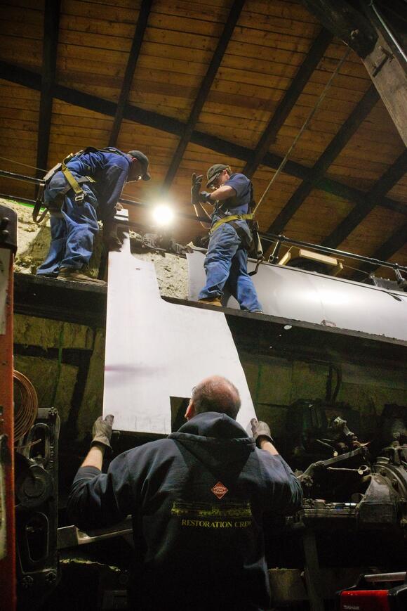 Finish line in sight for steam locomotive No. 250's restoration - NewsBreak