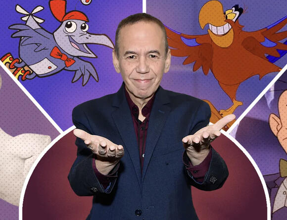Gilbert Gottfried had a success as both a dirty stand-up comedian and a ...