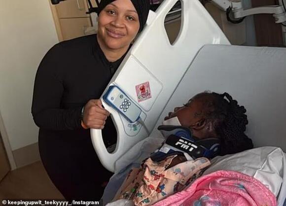 Adorable girl, 8, spending Christmas in hospital after being hit by car ...