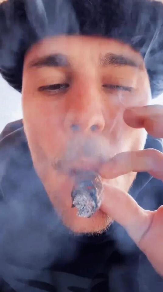 Justin Bieber smokes joint next to 15-year-old brother as Hailey ...
