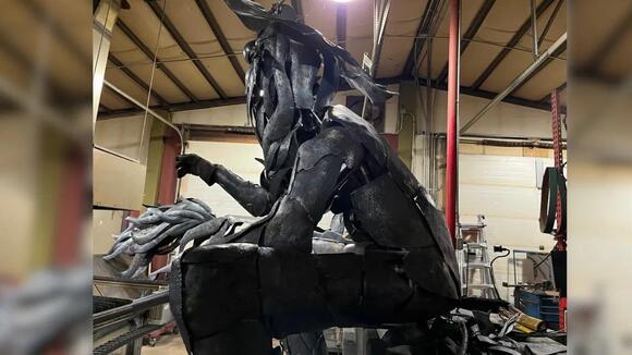 Local blacksmith creating new giant Colorado Troll statue for Palmer ...