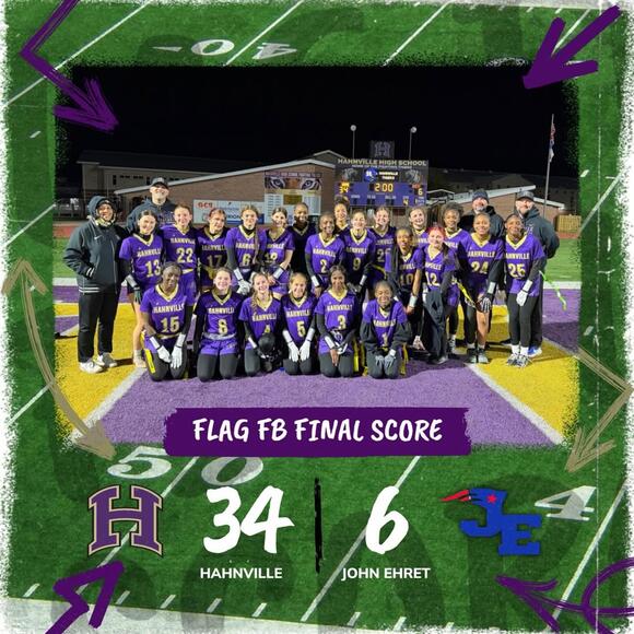 Hahnville High girls win first flag football game - NewsBreak