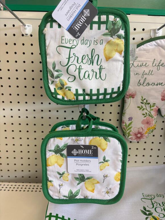 Dollar Tree Just Dropped an Adorable $1.50 Lemon Kitchen Collection—See ...
