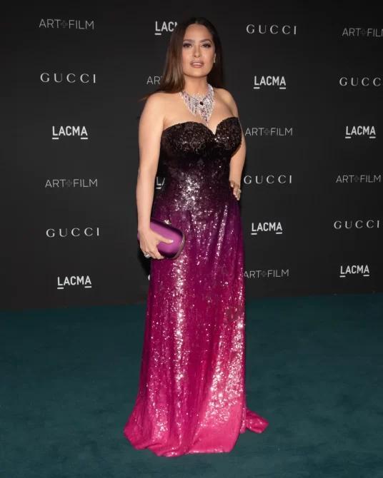 59-Year-Old Salma Hayek Is Pretty In Pink In Stunning New Poolside ...