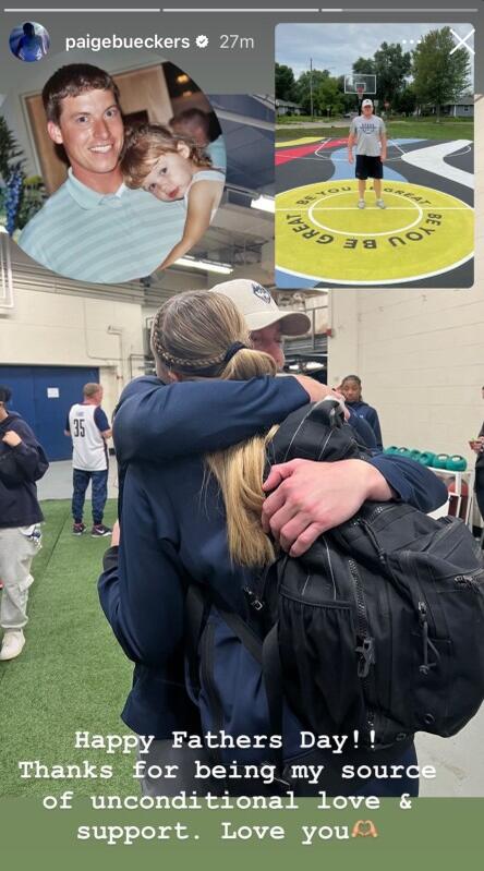 UConn's Paige Bueckers Sends Heartwarming Father's Day Message