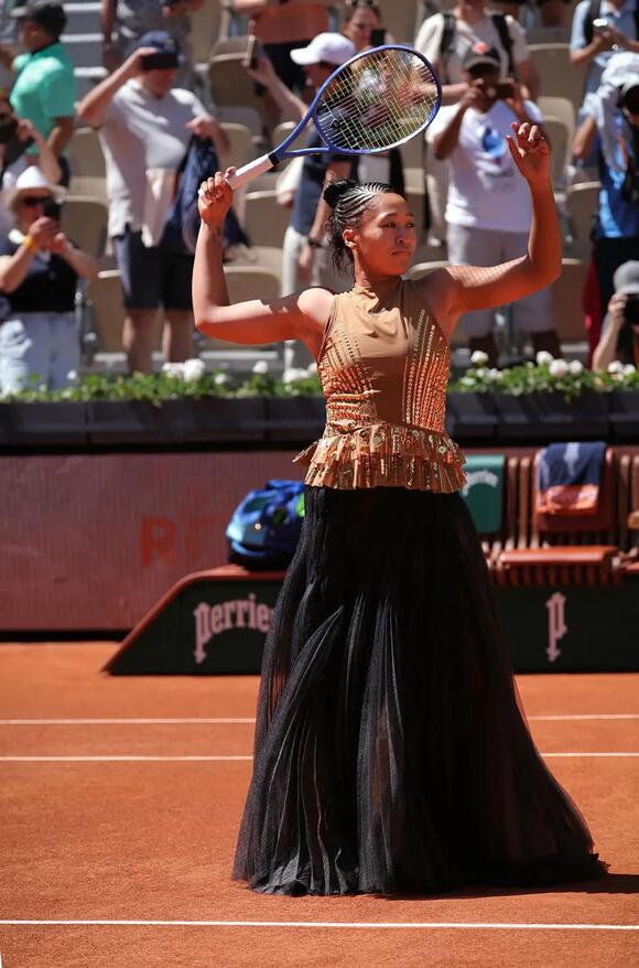 Naomi Osaka Wore Nike x Germanier To The 2026 French Open - NewsBreak