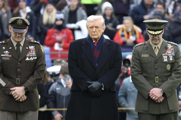 Trump’s Awkward Army-Navy Coin Toss Goes Viral — and Fans Roast the “No ...