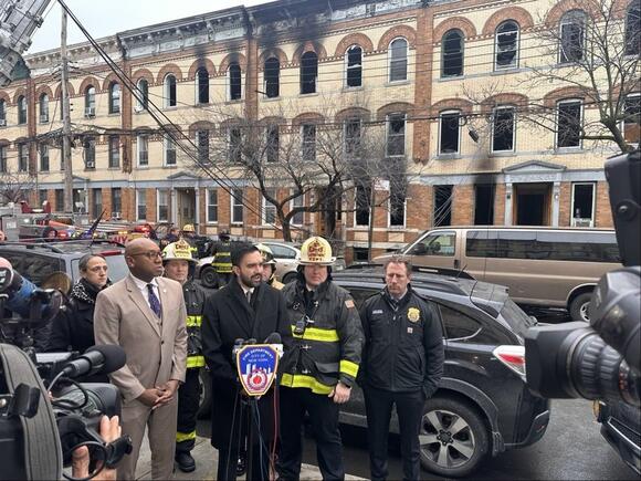 6 injured in major Ridgewood fire, officials vacate 4 buildings on the ...