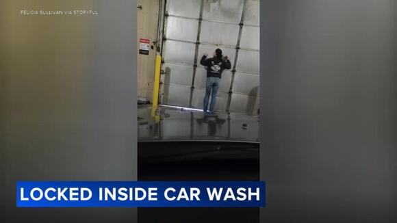 Watch: Car wash malfunction traps woman inside for almost an hour ...