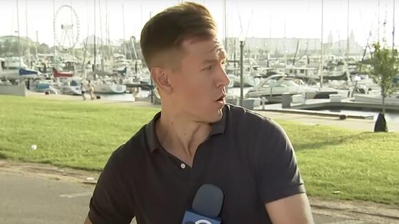 Hero TV Reporter Abandons Live Broadcast to Help Cyclist Involved in ...