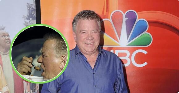 William Shatner Caught Devouring Bowl Of Cereal At Red Light Sparks ...