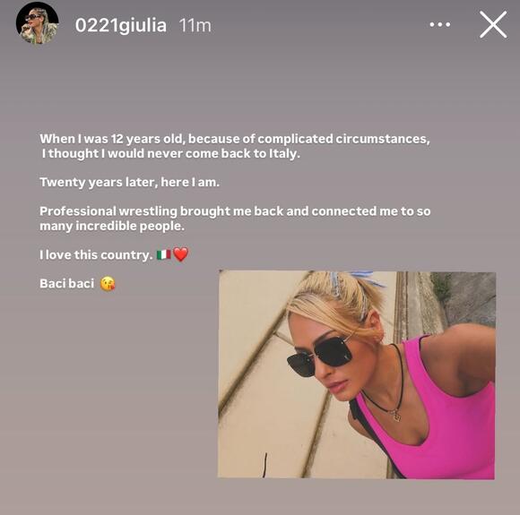 Giulia Reflects On Return To Italy After Fearing She’d Never Return ...
