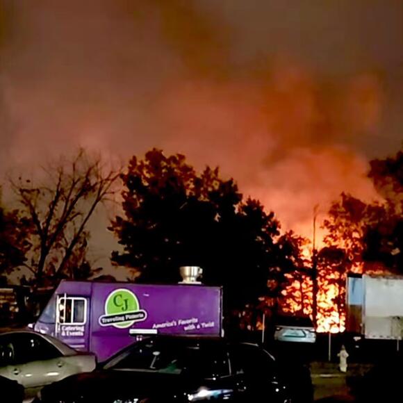Massive Bladensburg Fire Erupts As Propane Tanks Explode, Rocking ...