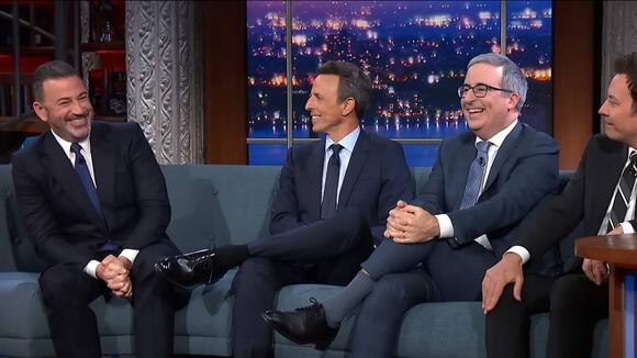 John Oliver Recalls Getting Text From Jimmy Kimmel About Melania Trump ...