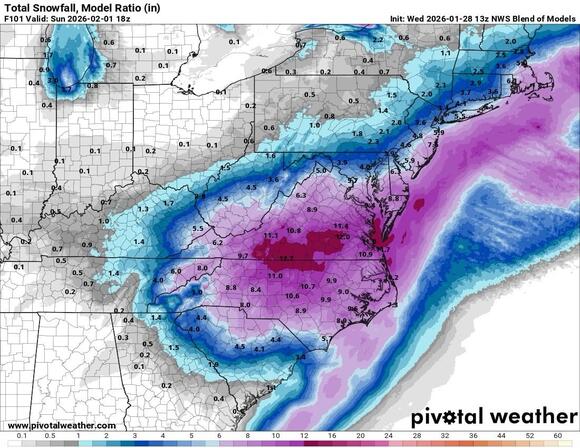 Potential grows for measurable snowfall in Tennessee this weekend ...