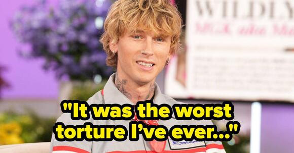 MGK Explained Why He Literally Covered His Entire Body With A Giant ...