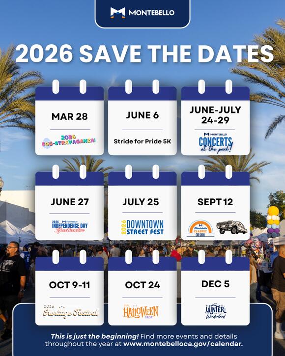 Montebello announces 2026 community events - NewsBreak
