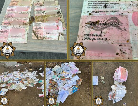 California sheriff's deputies find 100 stolen election ballots at ...