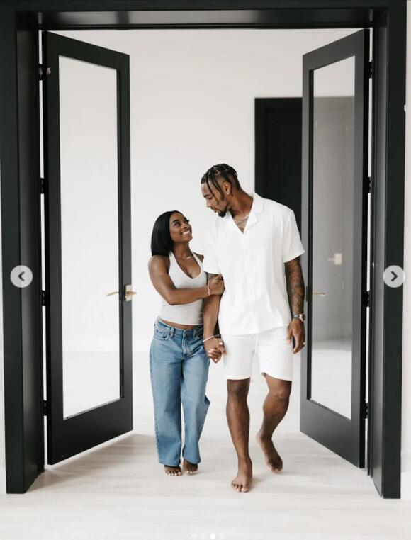 Simone Biles Shares New Photos with Husband from Inside Their Home ...