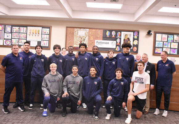 Perry boys hoops honored by Chandler school board