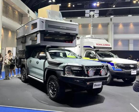 First-ever Ford Ranger Super Duty camper truck arrives – with friends ...