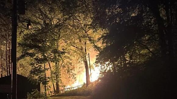 Fire destroys structure at Boiling Springs - NewsBreak
