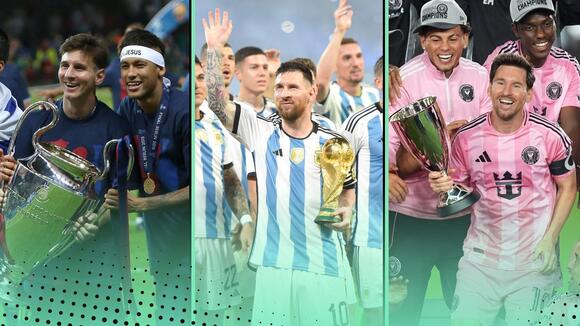A definitive list of every trophy Lionel Messi has won after record ...