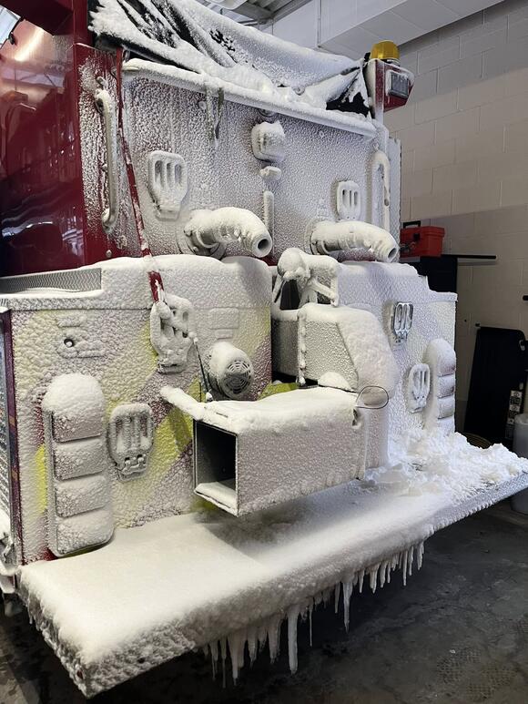 Chardon firefighters battle freezing temperatures to knock down barn ...