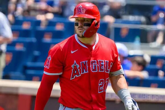 Mike Trout Shows Clear Frustration After Hit-By-Pitch Despite $55M Star ...