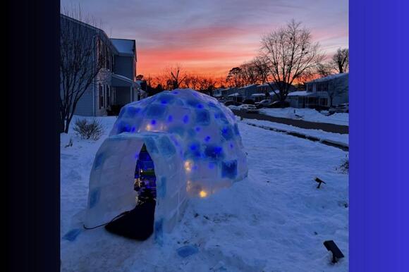 Monmouth County family built this epic igloo in front yard - NewsBreak