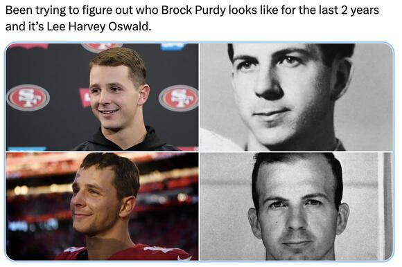 Brock Purdy gives blunt response after reporter’s bizarre Lee Harvey ...